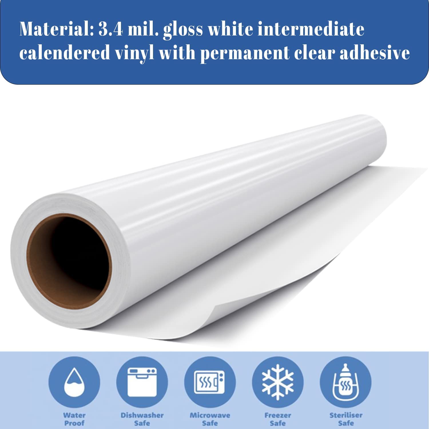 Custom Design Your Own Waterproof Die-Cut Vinyl Stickers Labels - Personalized with Image, Photo, Text or Logo,Dishwasher Safe, Fade & UV Resistant.