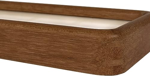 Solid Wood Collage Picture Frame Multi Openings Photo Frame 4x12 / 4x16 Matted to 1.5x2.5 for Wall and Tabletop Display (6 Opening Walnut)