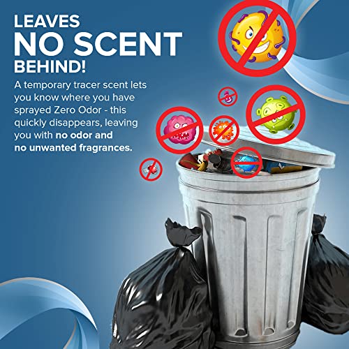 Zero Odor β Multi-Purpose Odor Eliminator - Air & Surface Odor β Patented Technology for Bathroom, Kitchen, Fabric, Closet- Smell Great Again, 16oz