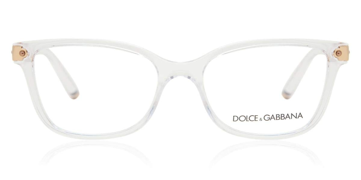 Dolce & Gabanna DG5036-3133 Eyeglasses Frame CRYSTAL w/DEMO LENS 51mm