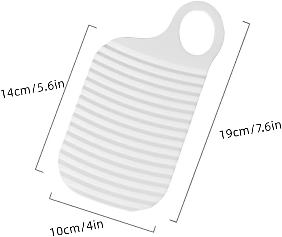 Sawyst 4Pack Mini Washing Board Portable Plastic Household Washboard Reusable Washing Laundry Board for Home , Suitable for Home and Travel, Outdoor