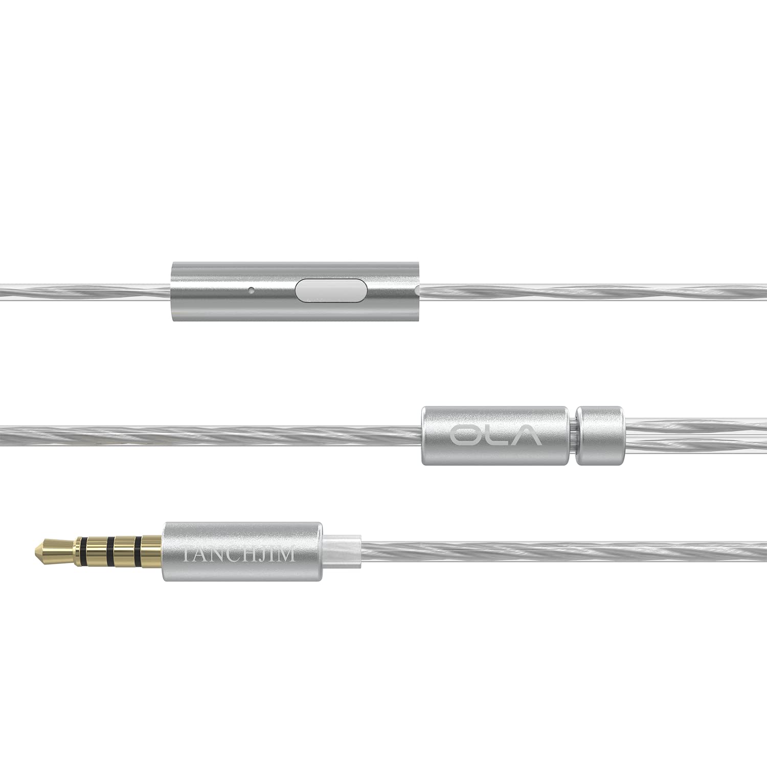 Tanchjim Ola 10mm Dynamic Driver IEMs, DMT4 Architecture HiFi in Ear Earphone (Without Mic)