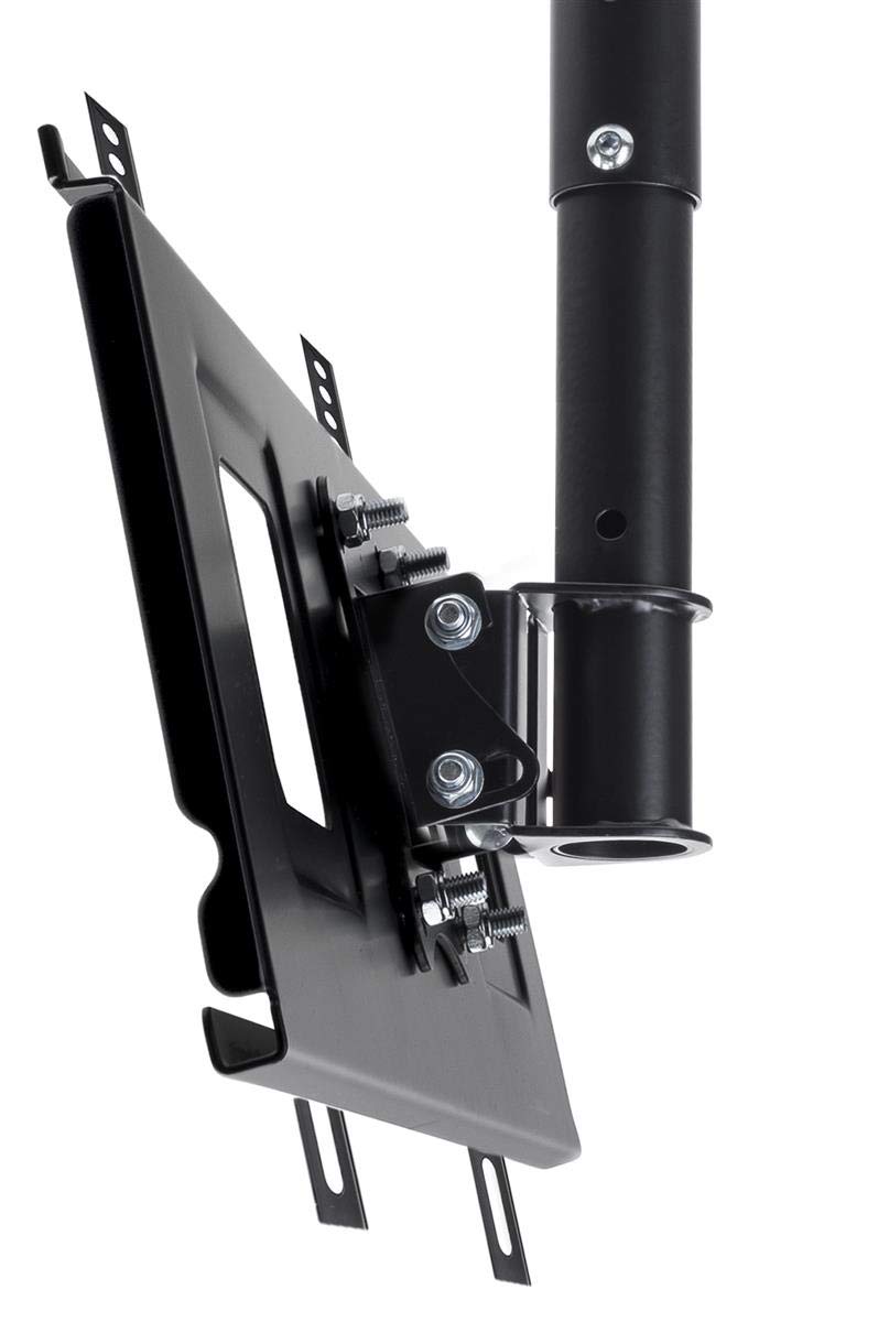 Displays2go Adjustable Ceiling TV Mount for 35 to 65 Inch Screens – Black (LTCEIL64)