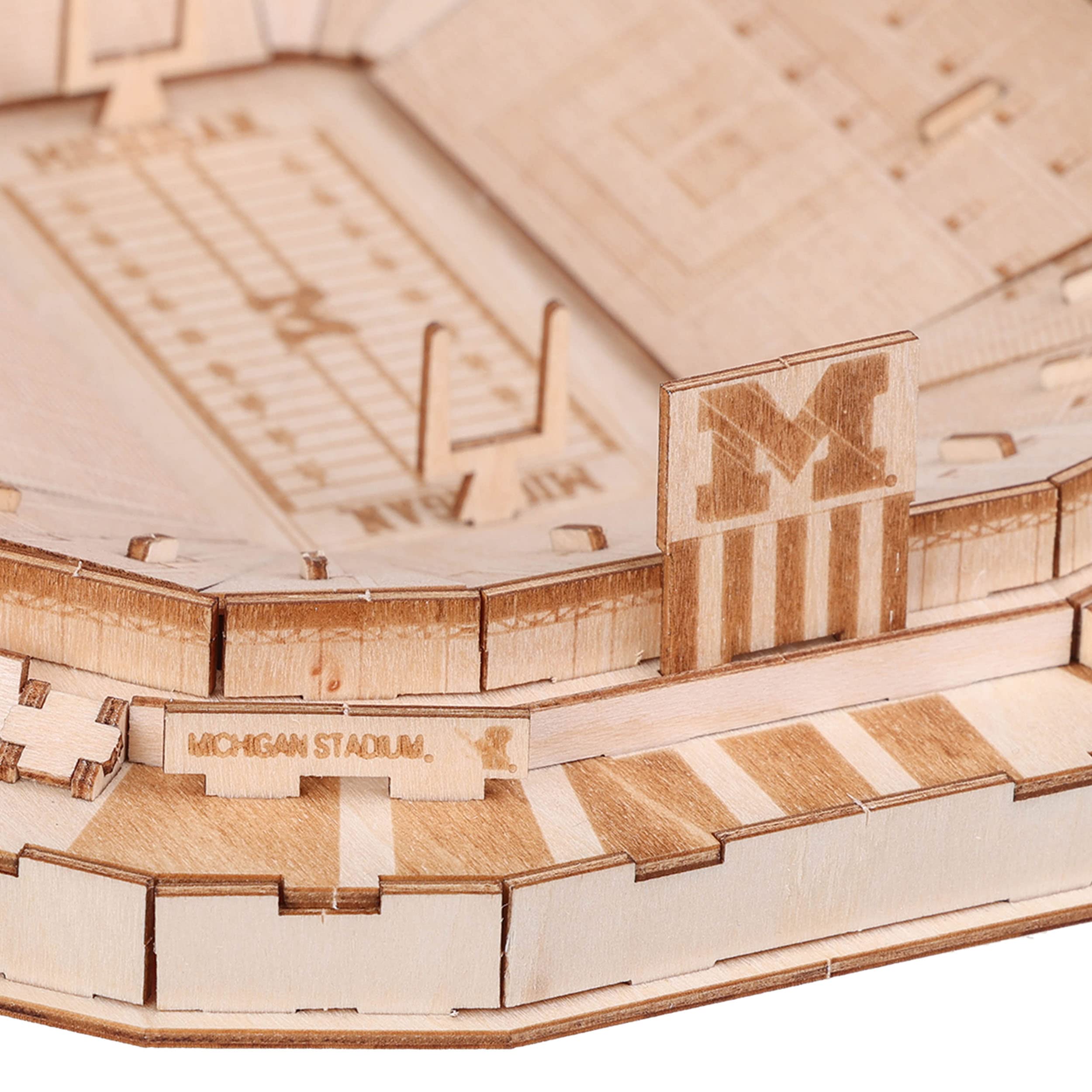 FOCO Michigan Wolverines NCAA Michigan Stadium Wood PZLZ Stadium