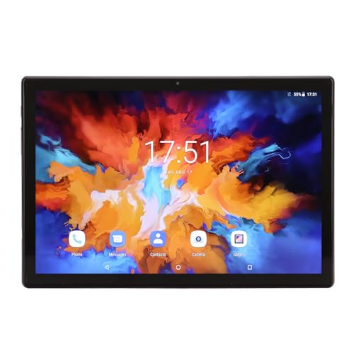 DAUZ 4G Calling Tablet, 8GB 128GB 2.4G 5G WiFi 10.1in Tablet 100-240V for Android 11 for Drawing (US Plug)