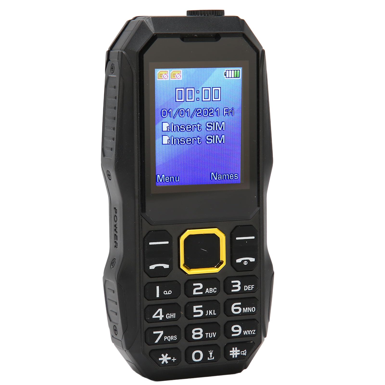 CUTULAMO Senior Unlocked Mobile Phone, Loud Voice Big Button 2G Cell Phone for Kids for Hiking (US Plug)