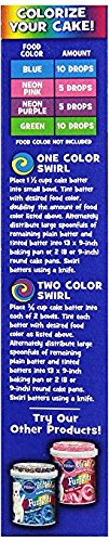 Pillsbury Moist Premium Cake Mix 15.25 Ounce and Funfetti Vanilla Flavored Frosting 15.6 Ounce