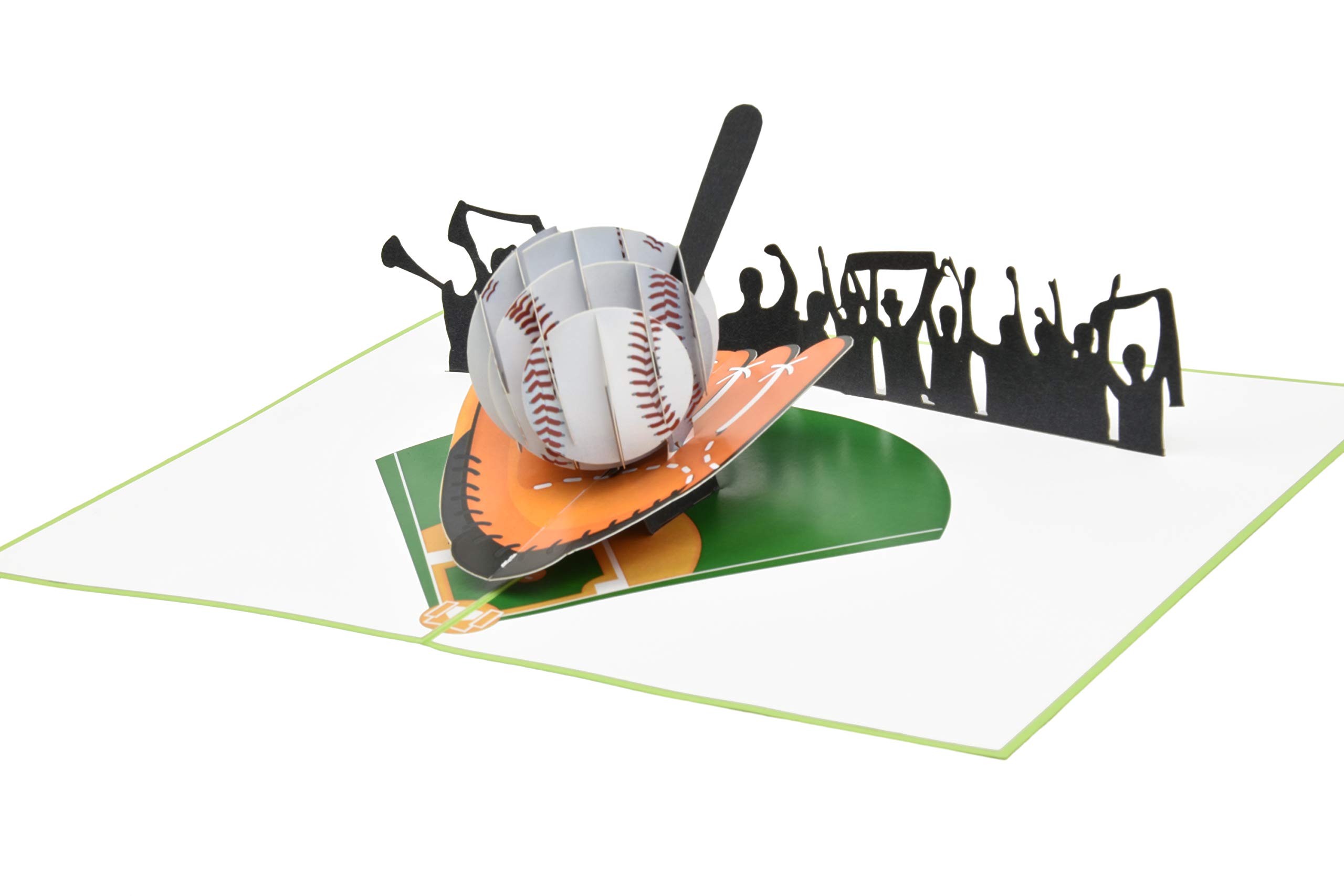 Teabug Cards Sports Themed Pop-Up Cards (baseball)