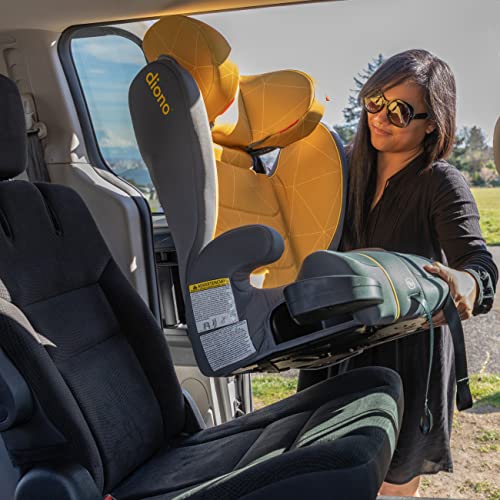 Diono Monterey XT Latch 2 in 1 High Back Booster Car Seat with Expandable Height & Width, Side Impact Protection, 8 Years 1 Booster, Black