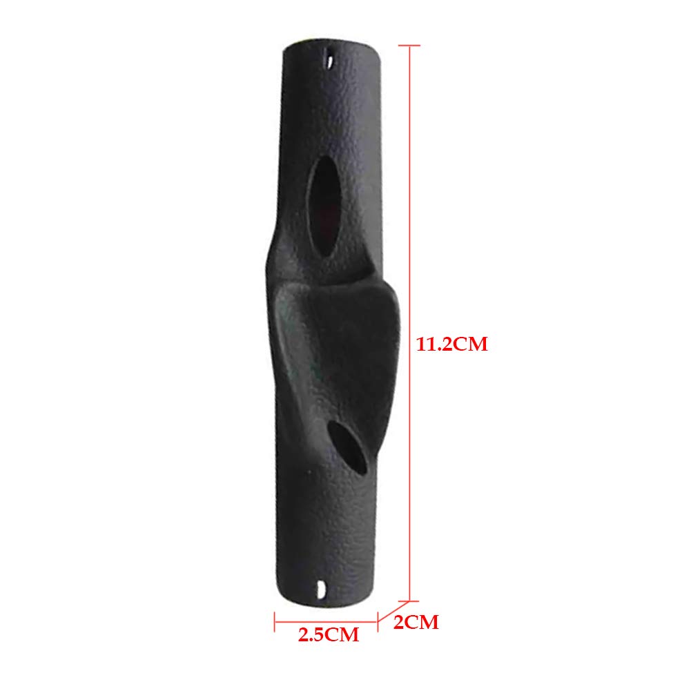Faddare Golf Club Grip, Rubber Golf Training Aid Golf Club Handle Practicing Swing Training Aid Putter, Golf Posture Training Aid Correction Tool for Men Women(Black)