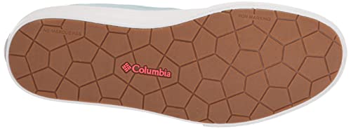 Columbia Women's Bonehead PFG Boat Shoe, Mountain Mist/Collegiate Navy, 8.5
