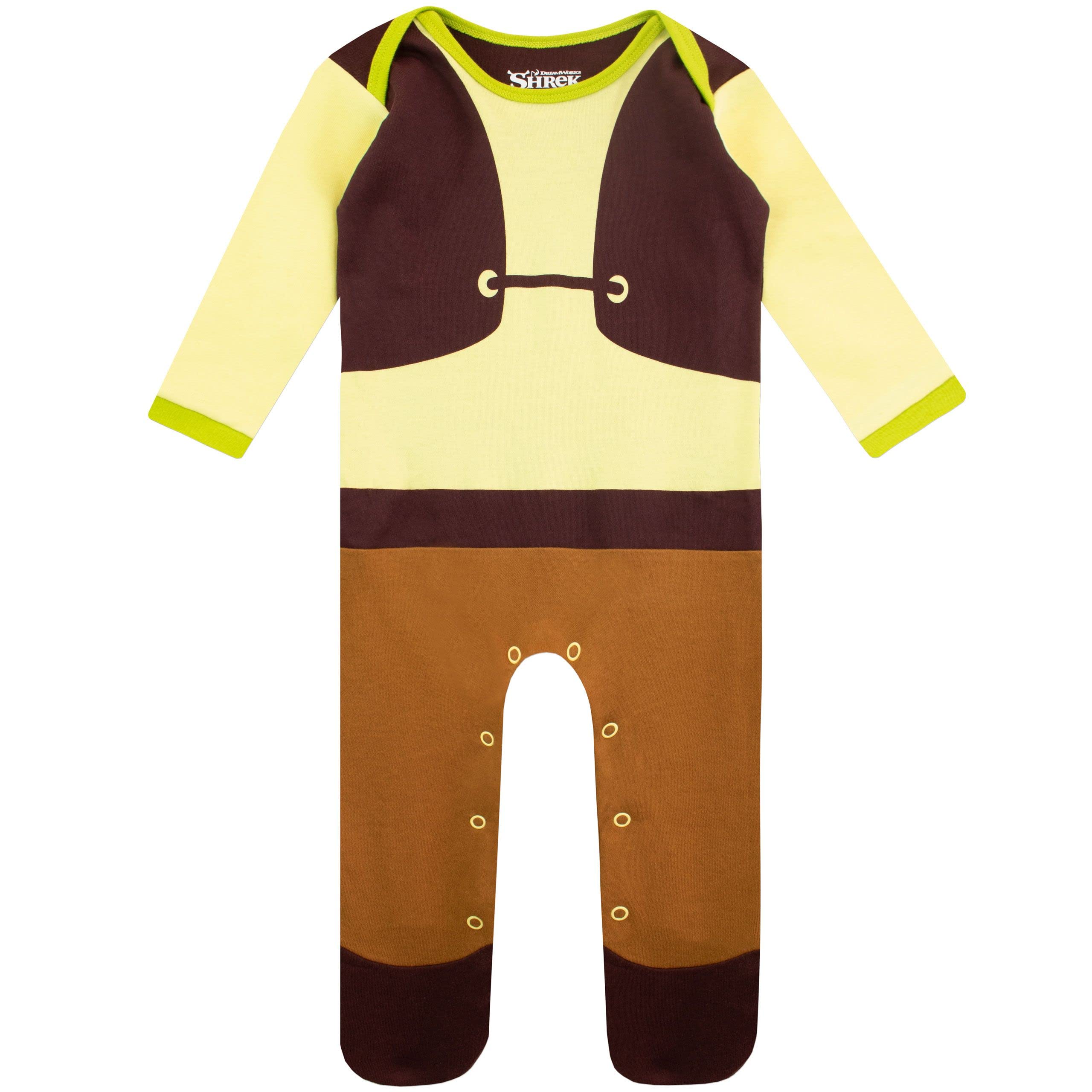 DreamWorks Baby Sleepsuit Shrek Green 0-3 M