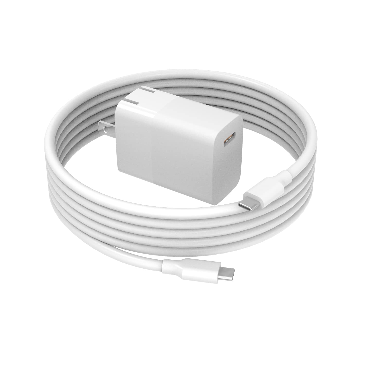 Foldable 20W Fast Charging for Google Pixel Charger- (Compatible with Pixel 8 8 pro 7 7a 7 Pro 6 6a 6Pro 5 5a 4a 4 3 3a 2 XL 2XL 3XL 4XL and 6Ft Charging Block Cable Power Cord) (White)