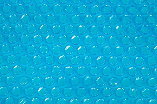 Harris C.R.S. Heat Retention Solar Covers for Above Ground Swimming Pools | Retain Sun/Solar Heat by Lowering Your Evaporation Rate Up to 75% | (18' Round, Heavy Series Blue)