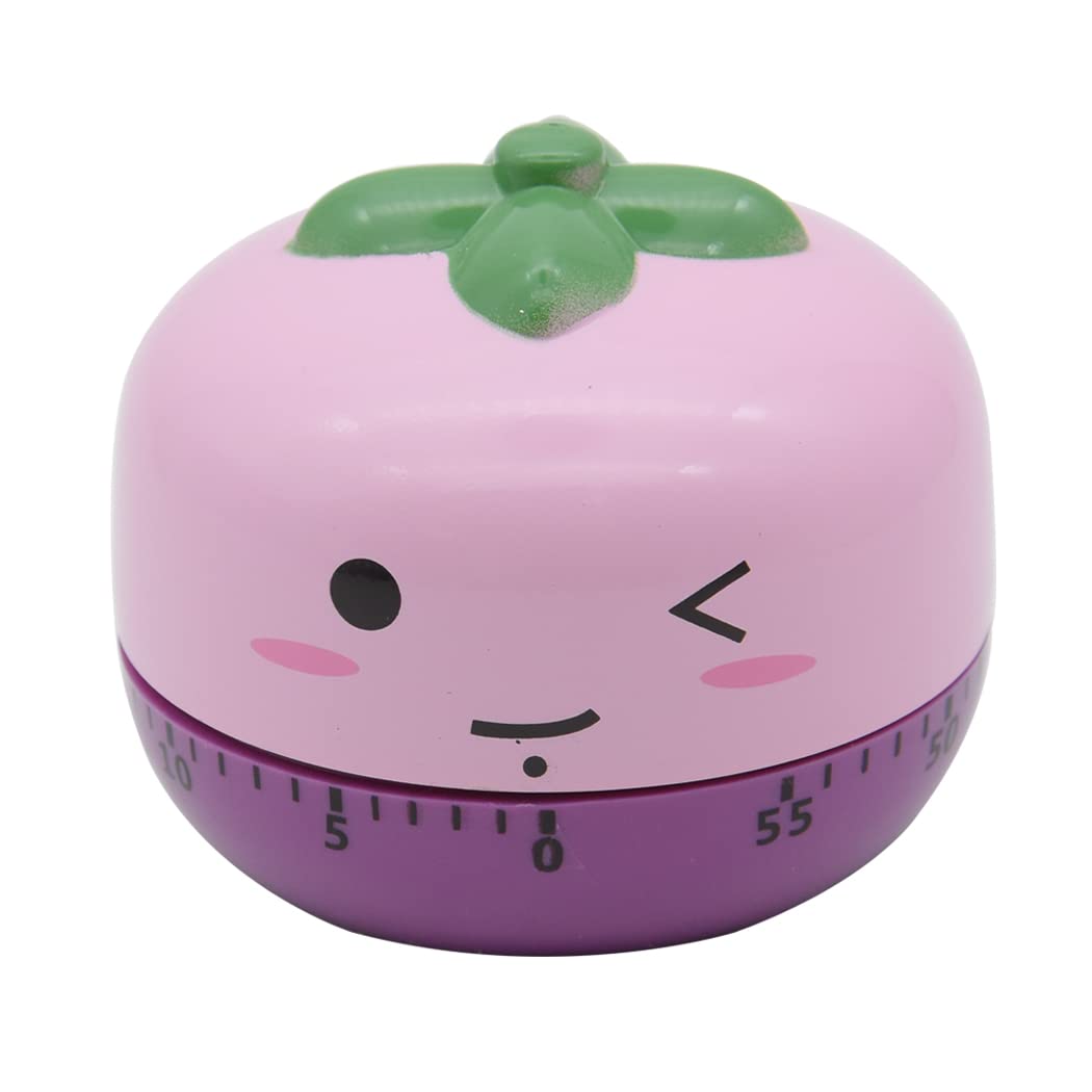 Hoshen Kitchen Food Cooking Mechanical Timer, Time Reminder, Manual Timer, Fruit and Vegetable Shape,Tomato