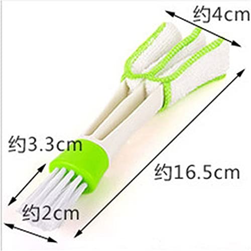 LIUCM Cleaning Brush For Air Outlet Of Two-Headed Car Air Conditioner, Soft Brush For Instrument Panel Dusting, And Cleaning Articles For Interior Decoration