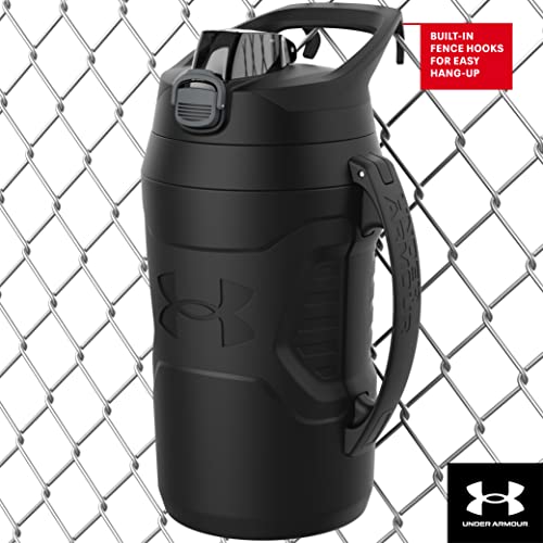 Under Armour Playmaker Sport Jug, Water Bottle with Handle, Foam Insulated & Leak Resistant, 64oz, Vapor Green
