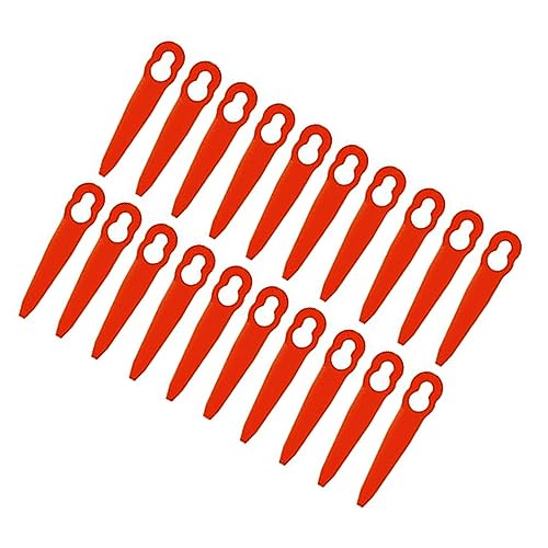 TECKEEN 20 Pack Lawn Cutter Plastic Blades Replacement for STIHL FSA 45 Cordless Strimmer Grass Trimmer Lawn Cutter