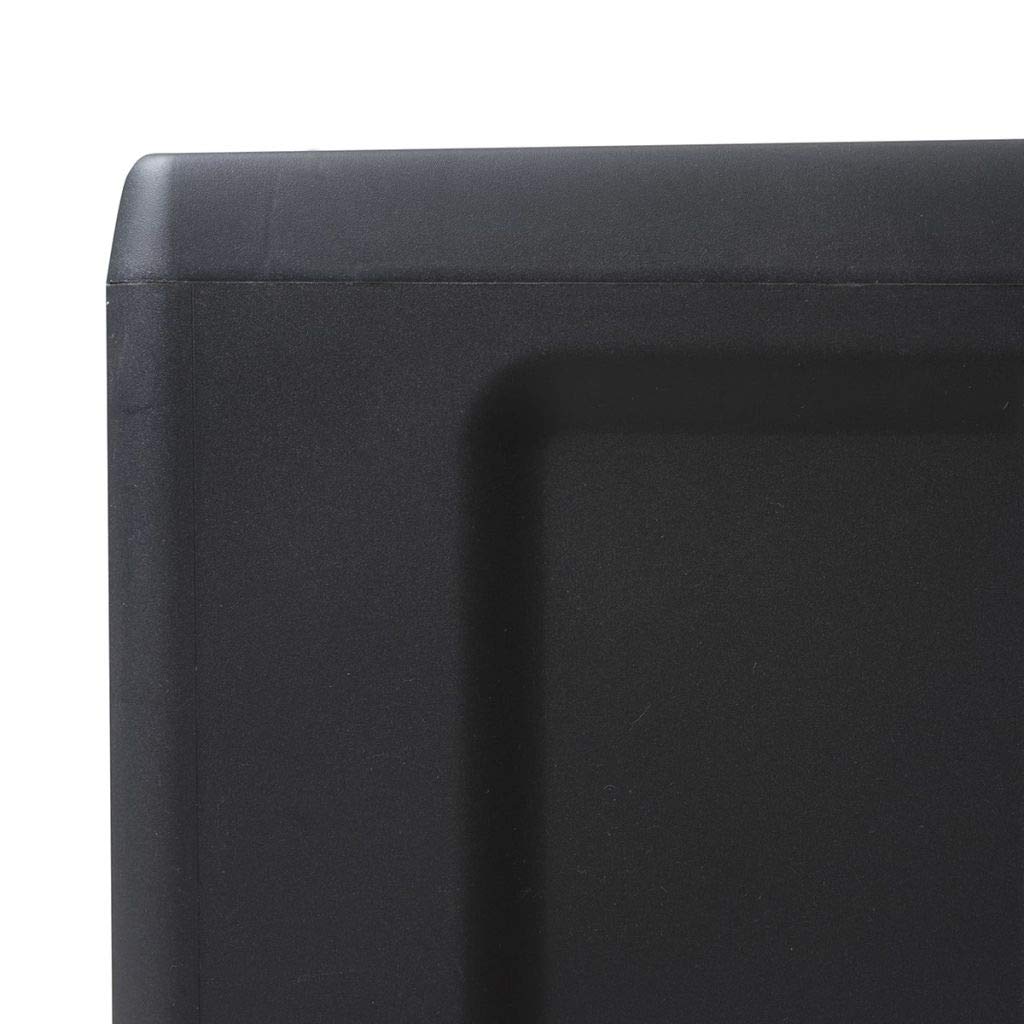 Daonanba Outdoor Storage Cabinet Garden Shed with 1 Shelf Black and Gray
