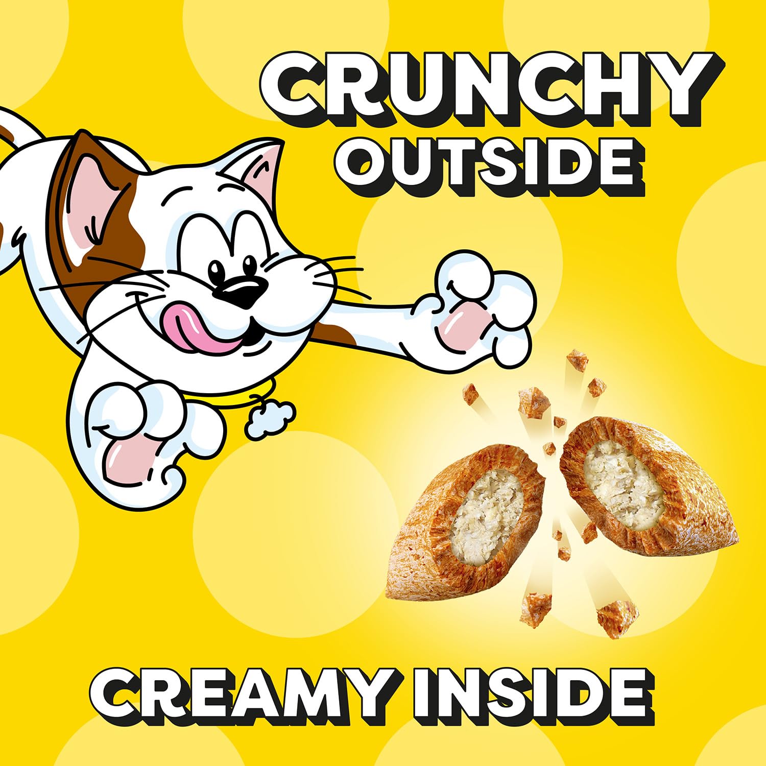 Temptations Classic Crunchy and Soft Cat Treats Variety Pack with Creamy Dairy, Tempting Tuna, Shrimpy Shrimp, and Tantalizing Turkey Flavors, (6) 6.3 oz. Pouches