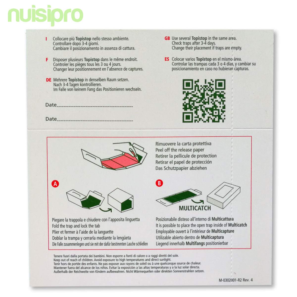 Trapper LTD Mouse/Insect Glue Boards - CASE (72 Boards)