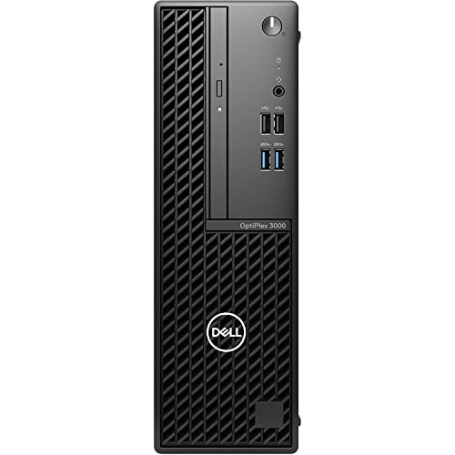Dell OptiPlex 3000 SFF Small Form Factor Desktop Computer - 12th Gen Intel Core i3-12100 4-Core up to 4.3 GHz CPU, 32GB RAM, 4TB NVMe SSD + 4TB HDD, Intel UHD Graphics 730, DVD-RW, Windows 11 Pro