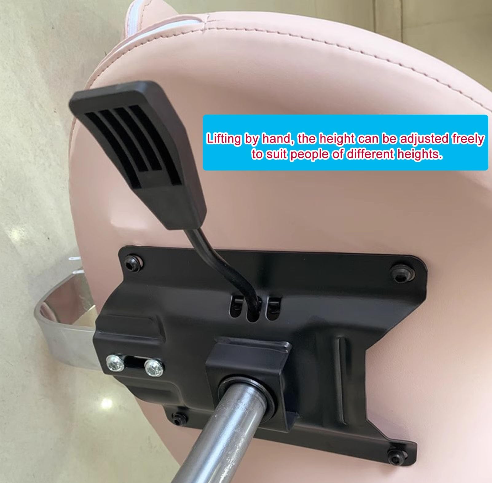 NUNETH Saddle Stool Pink Saddle Chair with Back Support, Esthetician Seat for Dental Office Massage Hospital Clinic, Rolling Chair with Wheels