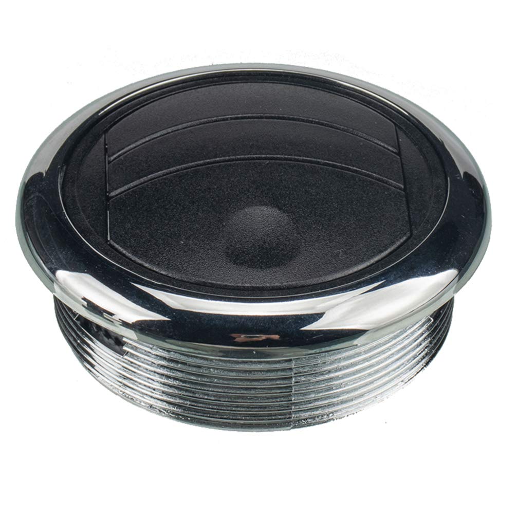 Didiseaon Air Conditioner Ceiling Vent Outlet Round A/C Electroplate Corner Vents for RV Bus Electric Car Caravan Diamter 87mm/75mm Tube Size 70mm