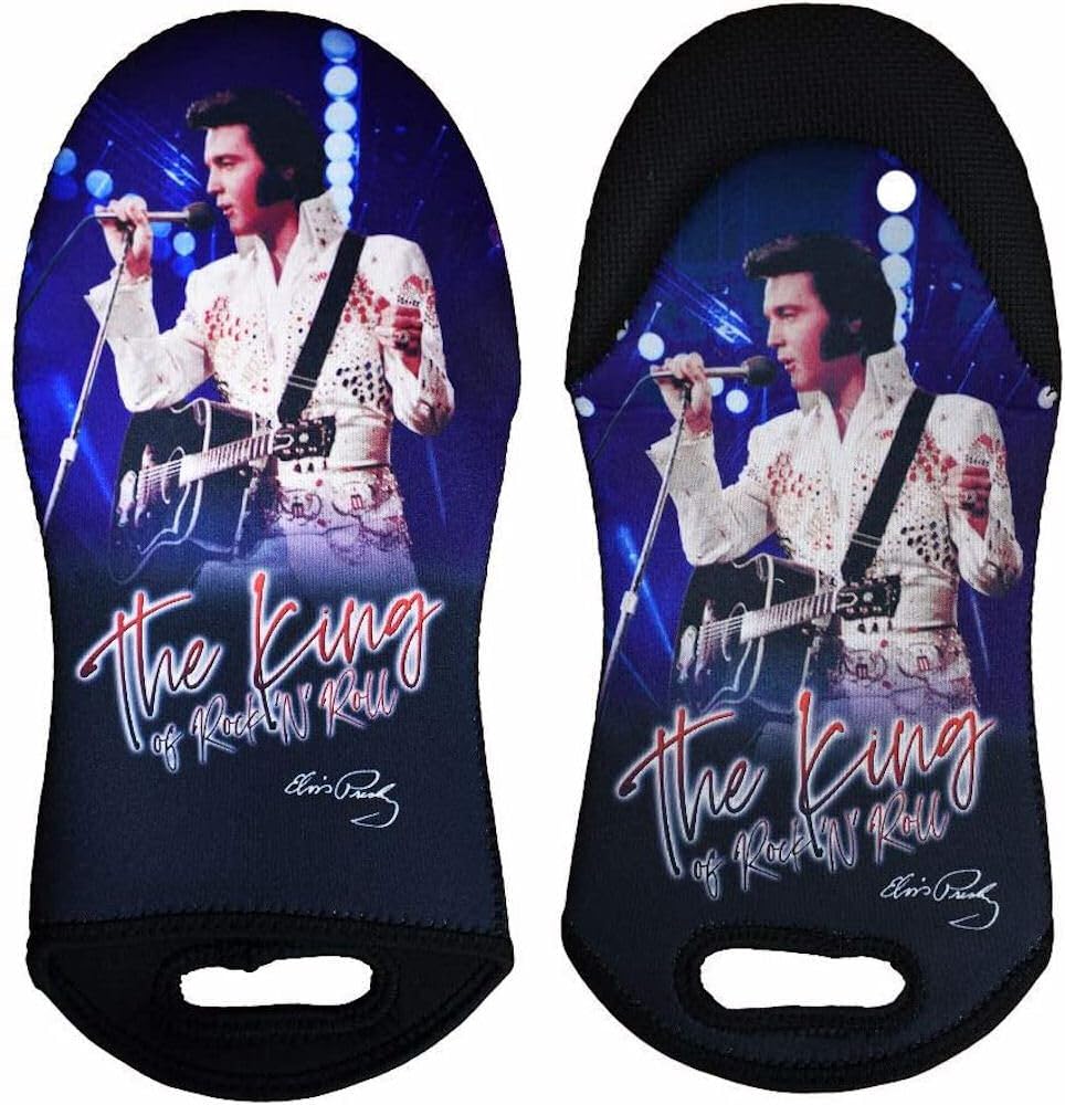 Elvis Presley Neoprene Oven Mitt The King White Jumpsuit