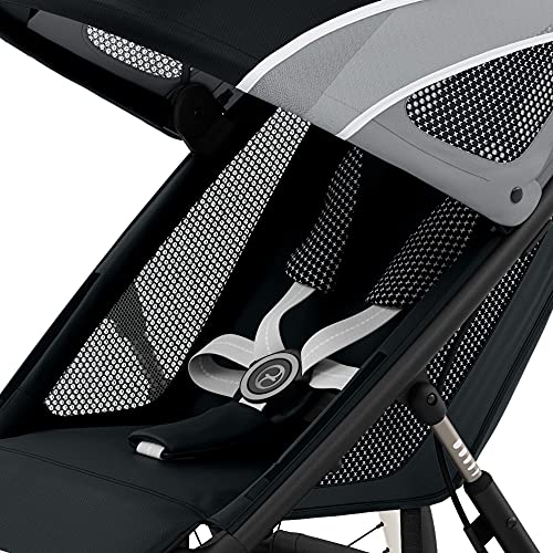 CYBEX AVI Jogging Stroller, Lightweight Aluminum Frame, Compact Fold for Storage, Height-Adjustable Handlebar with One-Handed Steering, Rear-Wheel Suspension & Handbrake, For Infants 9 months+