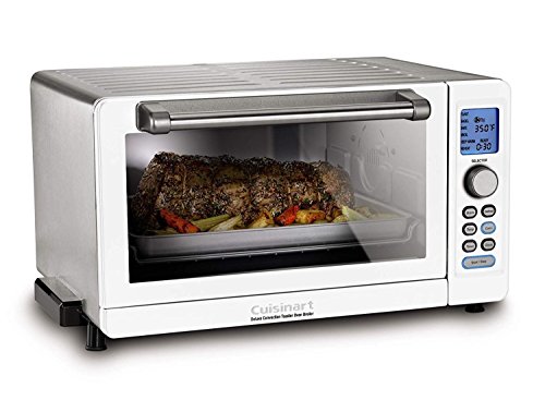Cuisinart TOB-135W Deluxe Convection Toaster Oven Broiler, White
