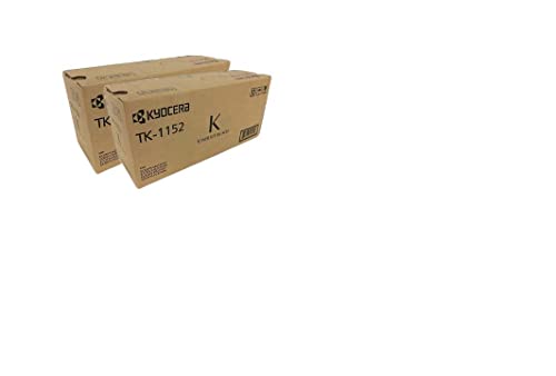 Kyocera TK-1152 Black Standad Yield Toner Cartridge 2 Pack for ECOSYS M2635dw in Retail Packaging
