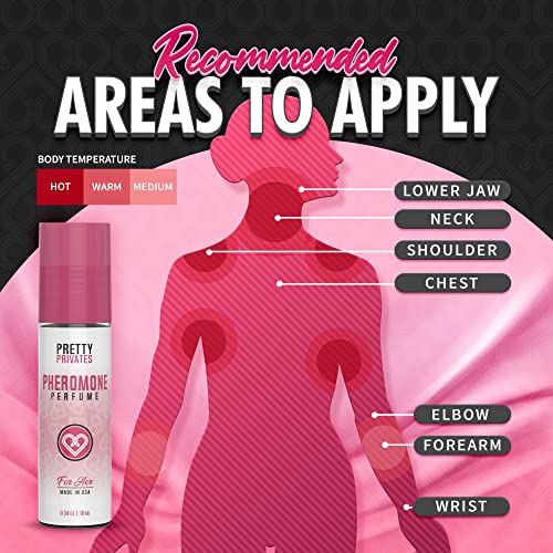 Pretty Privates Pheromone Perfume for Women - Premium Pheromones to Attract Men - Captivating, Sultry Scent Keeps Men Interested - 0.34oz
