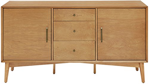 Crosley Furniture Landon Buffet and Large Console, Acorn