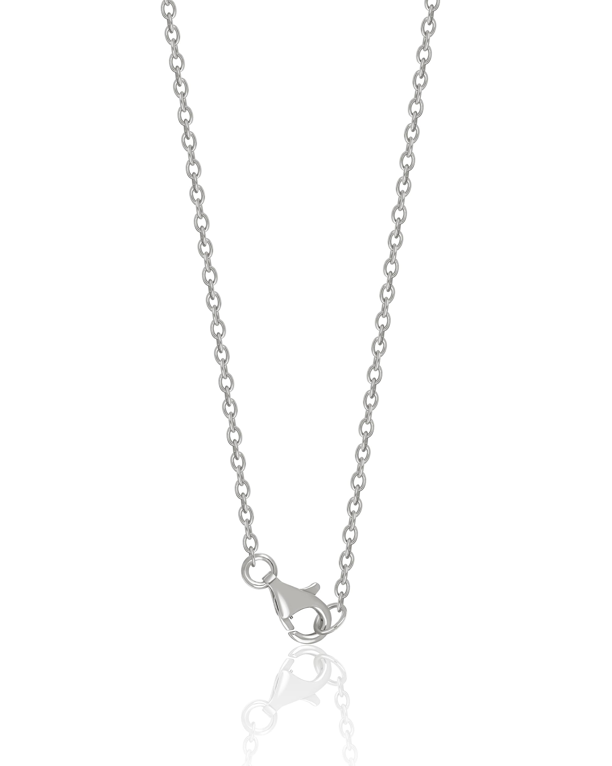 Disney Womens Minnie Mouse Custom Nameplate Necklace 18" - Sterling Silver Name Necklace with Personalized Minnie Mouse Pendant - Officially Licensed