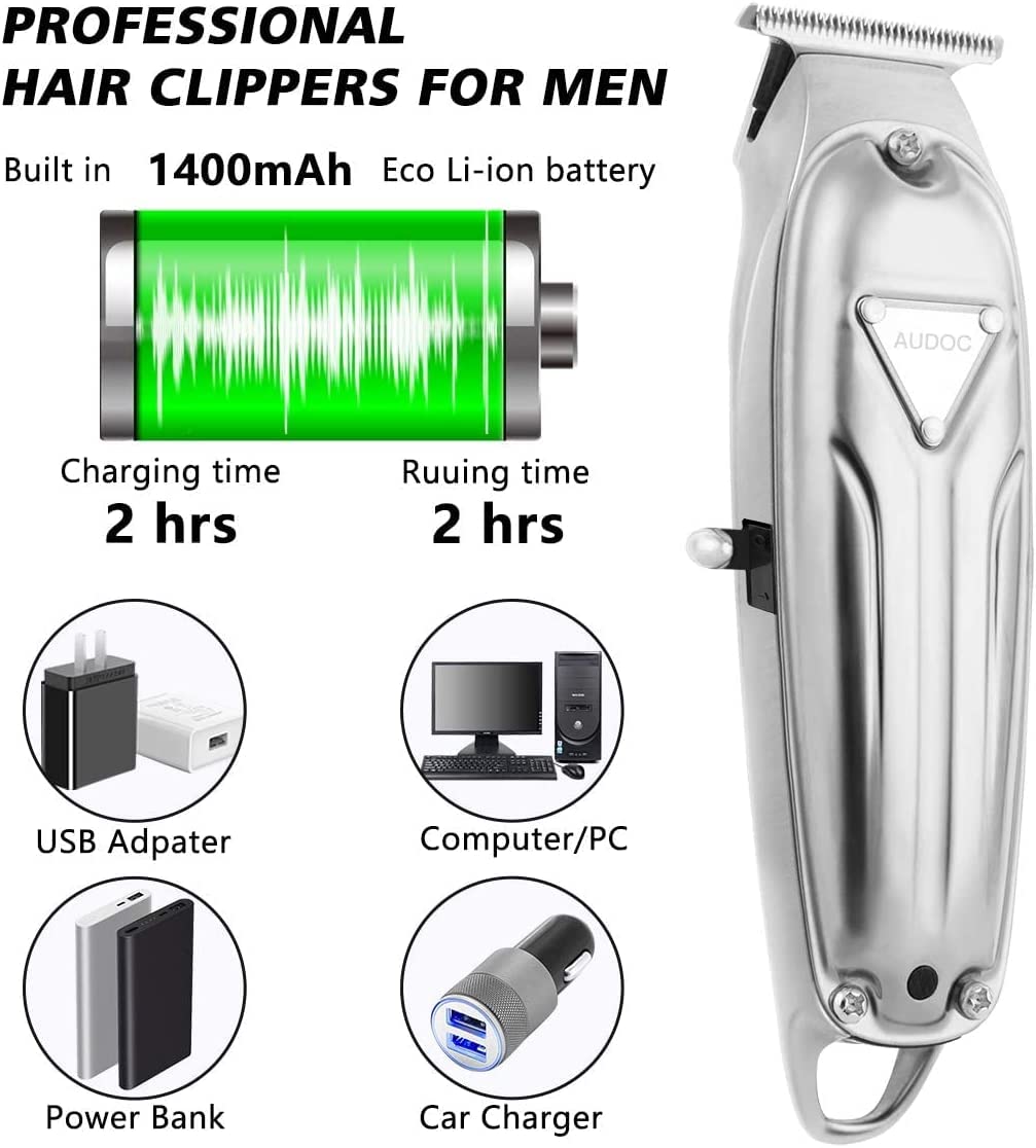 Hair Clippers for Men Professional Barber Haircut Machine Kit Sets Cordless Hair Cutting