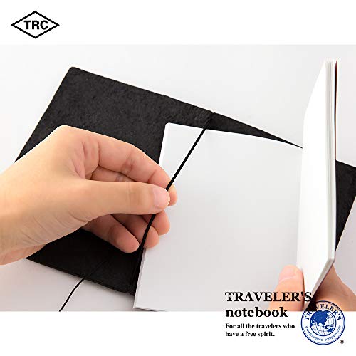 ミドリ(MIDORI) Traveler's Notebook, Passport Size, Black 15026006