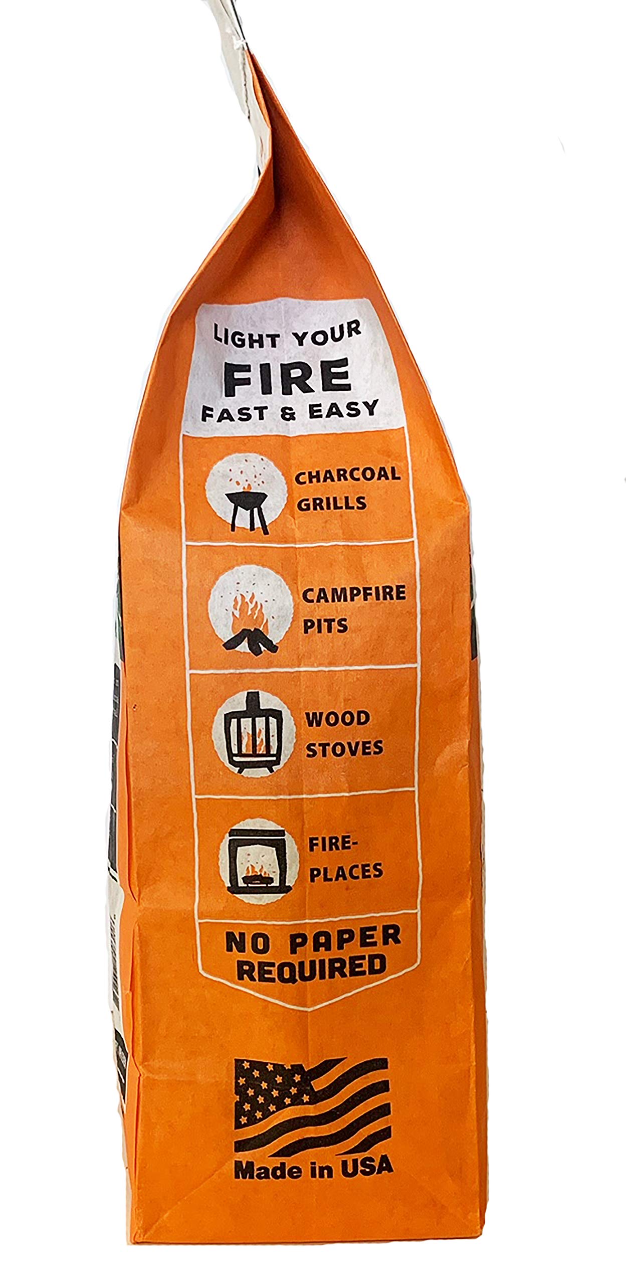 Stump Chunks: SC-3 0.3 Cu Ft Kindling & Fire Starters - Natural Fire Kindling Wood Sticks & Firewood Starter - Firestarter Sticks from Recycled Tree Stumps - Medium Bag