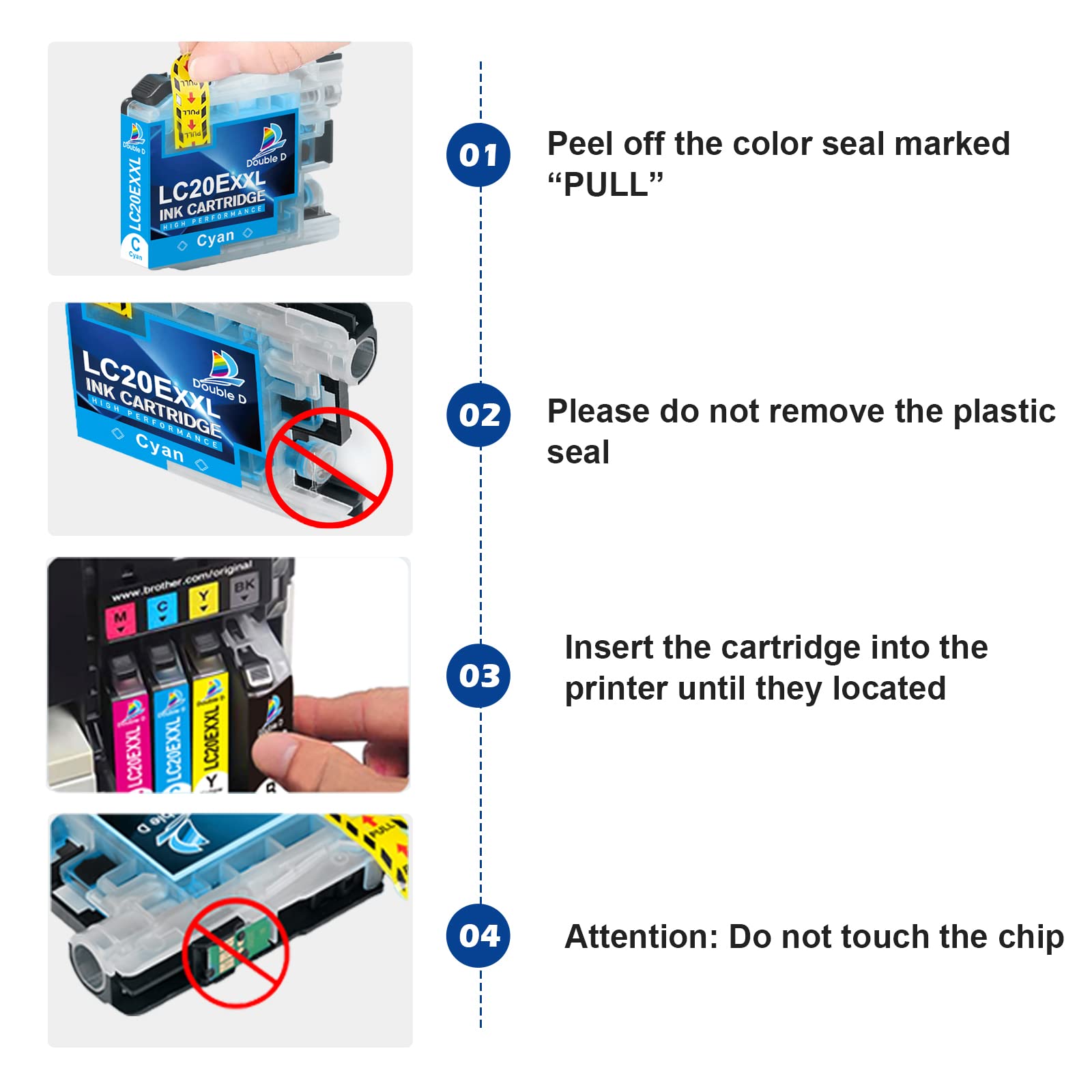 DOUBLE D Compatible Canon 220 221 Ink Cartridges Replacement for Canon PGI-220 PGI220 CLI-221 CLI221, Work with PIXMA MX860 MX870 MP560 MP550 MP540 MP620 MP640 IP3600 IP4600 IP4700, 15 Pack