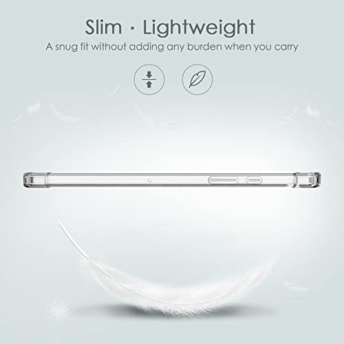 TiMOVO for Galaxy Tab A8 Case 10.5 Inch 2022 SM-X200/ SM-X205, Shockproof Drop Protection Slim Lightweight TPU Transparent Back Cover Shell for Samsung Galaxy Tab A8 10.5" Clear Case