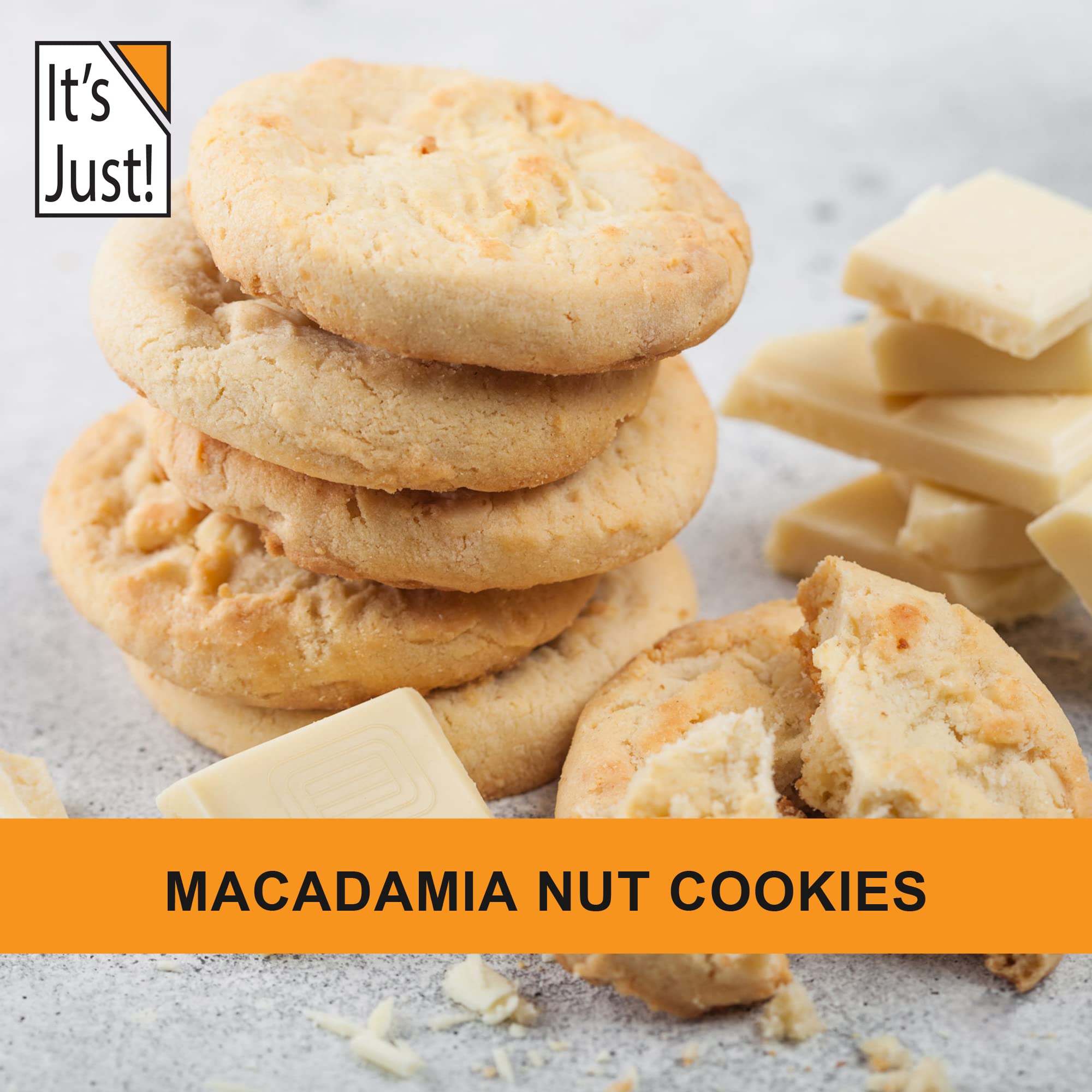It's Just - Hawaiian Macadamia Nuts (1.5lbs), Small Batch Dry Roasted in USA, Lightly Salted, Keto Friendly, Resealable Bag, 24oz