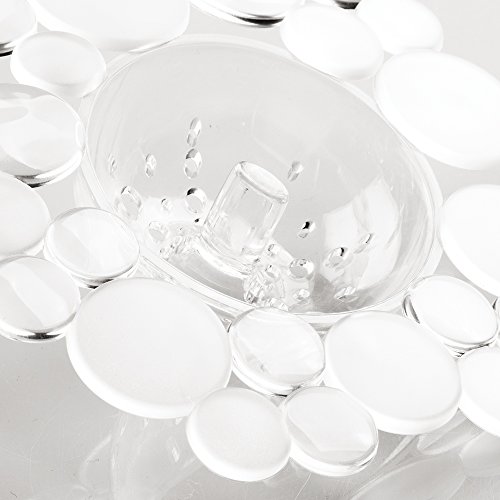 iDesign Bubbli BPA-Free Flexible PVC Plastic Sink Strainer - 5.56" x 5.51" x 1.37", Clear