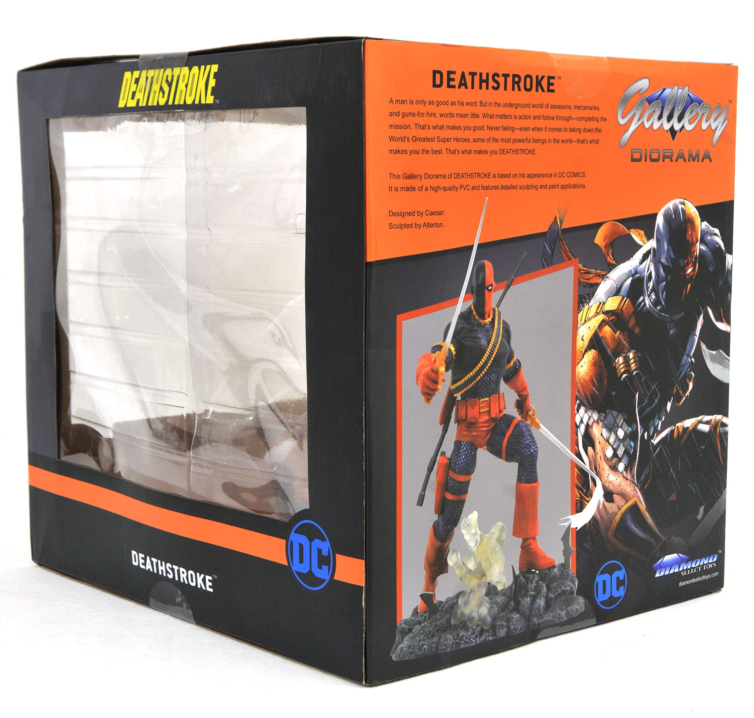 DIAMOND SELECT TOYS DC Gallery: Deathstroke PVC Figure Multicolor, 10 inches