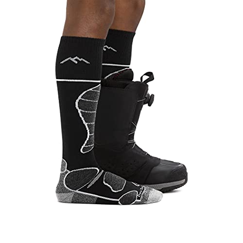 Darn Tough Vermont Function 5 Over the Calf Padded Cushion Socks Black LG (US 10-12)