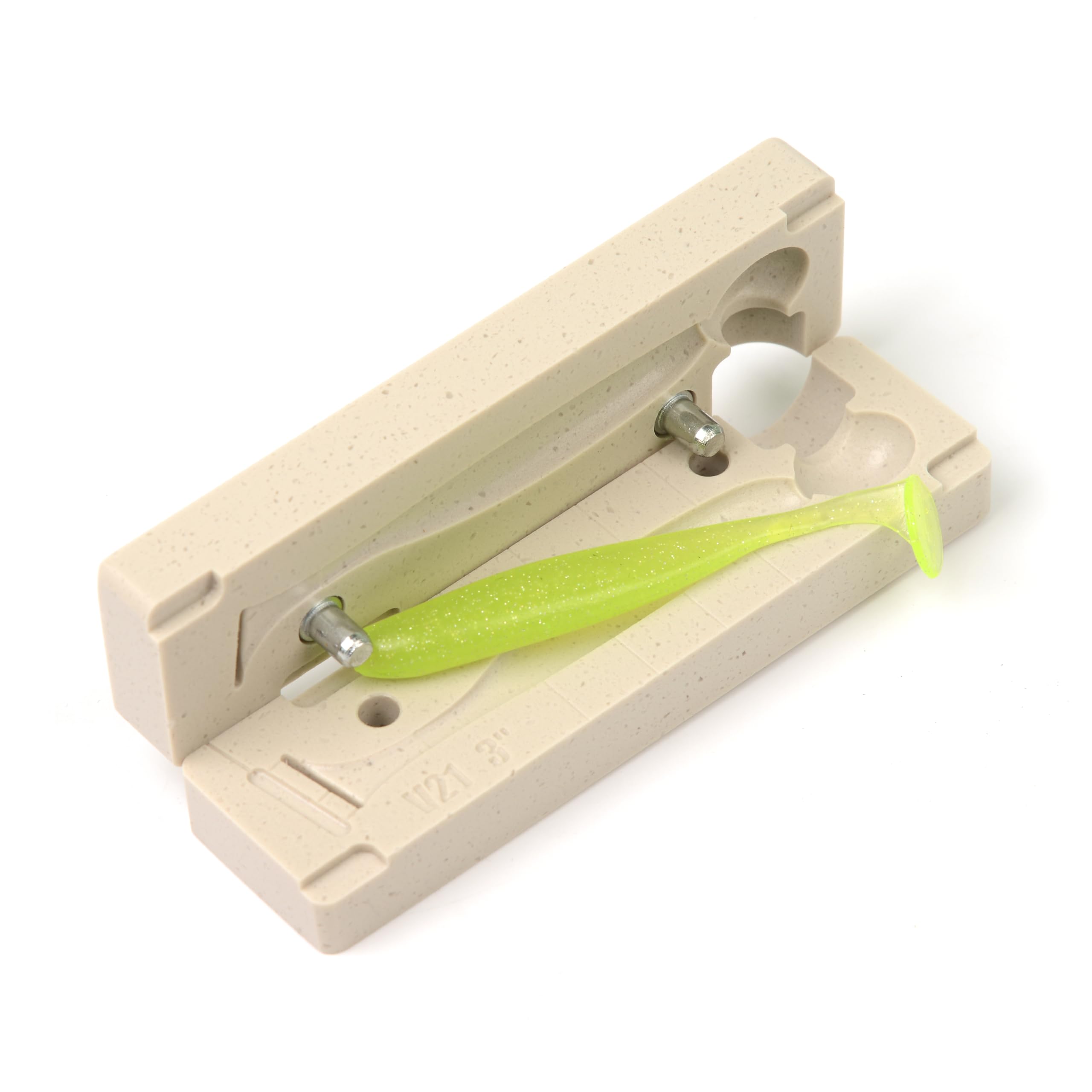 FatFish V21 Bait Mold Soft Plastiс Lure Making Injection Mold for Do-It Fishing Lures 3"