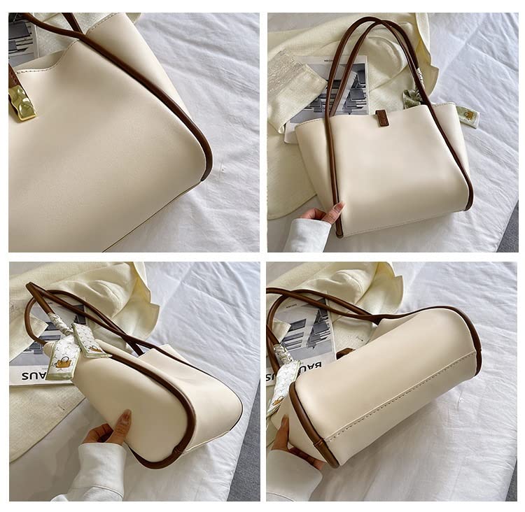 DIY Bag Making Kit PU Leather Bag Knitting Kit Handbag Weaving Materials Set DIY Bag Purse Handbag Accessories Supplies Beige (Color : 3)