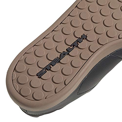 Five Ten Adidas Women's Sleuth DLX Pu Mountain Bike Shoe, Black/Grey Two/Gum - 10.5