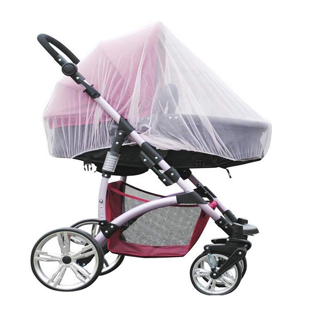 Digead Mosquito Net for Stroller, Baby Carriage, Crib and Travel Cot Full-Coverage Mosquito Net - Diameter50cm(20 inches)