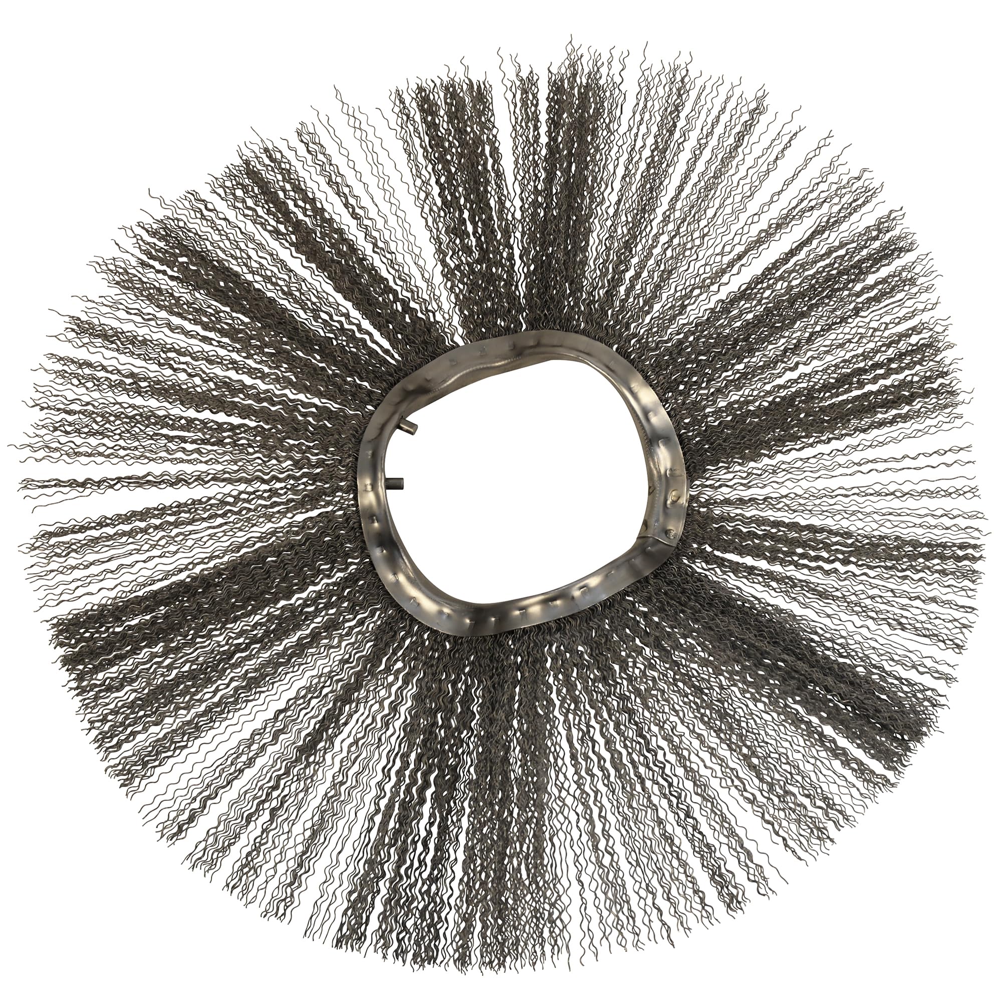 MB Replacement Brush for Bobcat 72 Inch Bucket Sweeper Refill Kit 21 x 6 3-8 Inch Convoluted Brush Sections (Poly)
