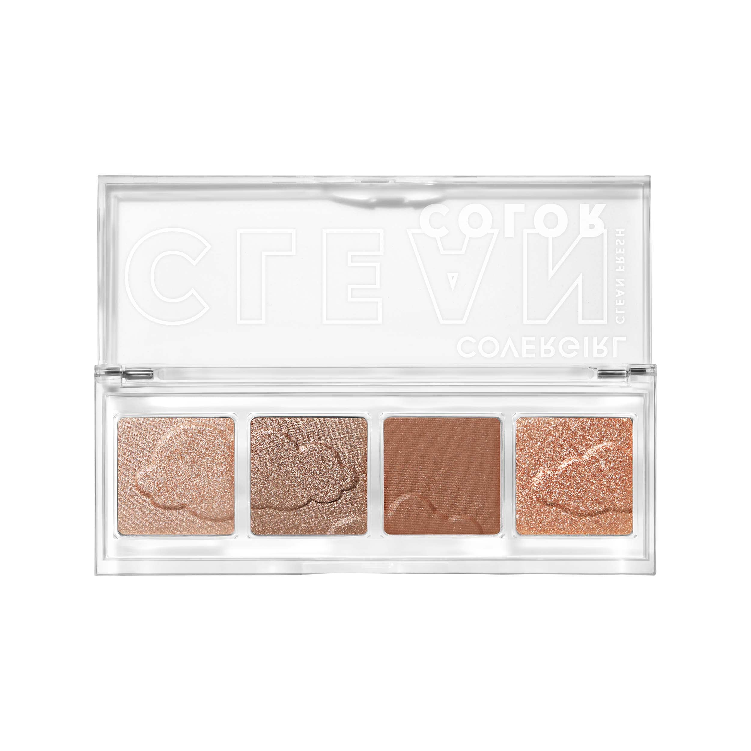 COVERGIRL Clean Fresh Clean Color Eyeshadow β Eyeshadow, Eyeshadow Palette, Shimmer Eyeshadow, Vegan Formula - Shimmering Beige, 4g (0.14 oz)